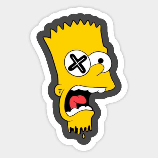 Bart Simpson - Bart Simpson - Sticker | TeePublic